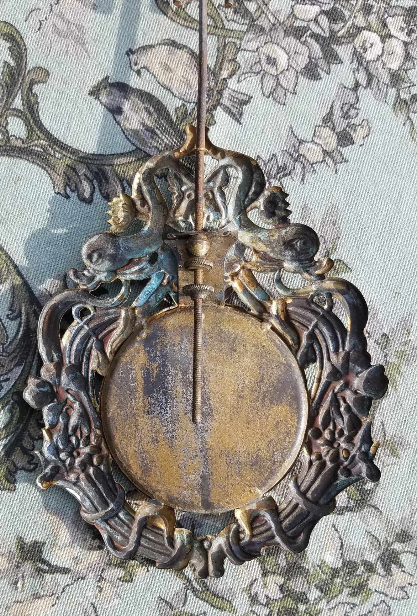 Antique Original Clock Pendulum-balance, Clock Weight, Mantel Clock ...