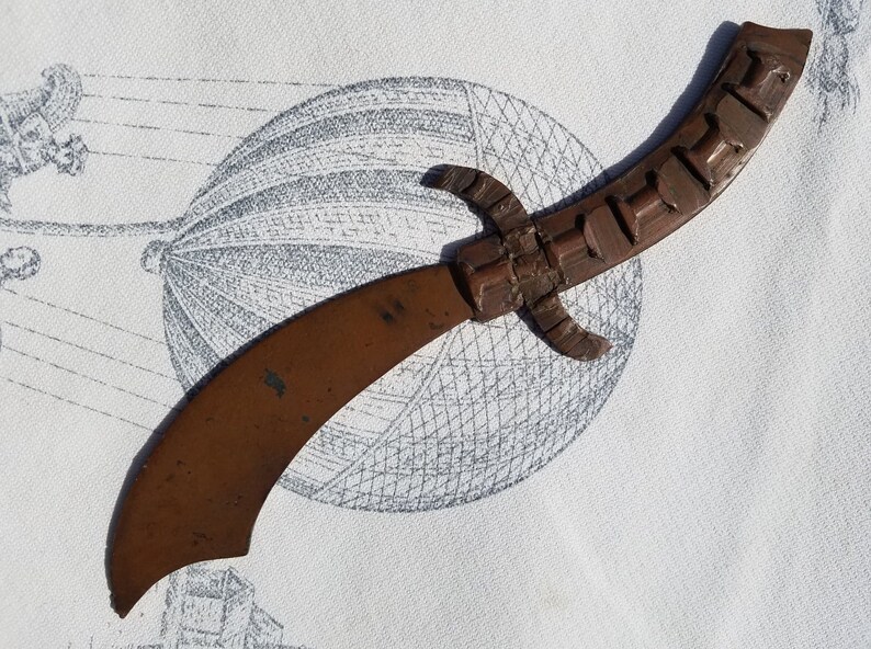 WW 1 Trench Art Copper Paper Knife, WW1 Driving Band Paper Knife ...
