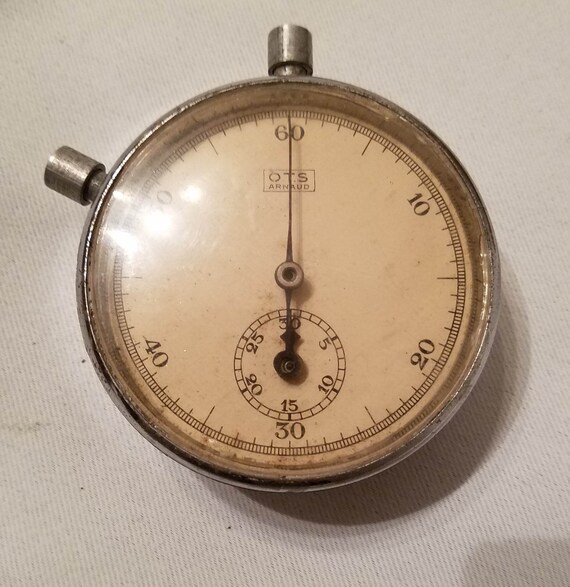French Rare Stopwatch from OTS Arnaud 1950s - Gem