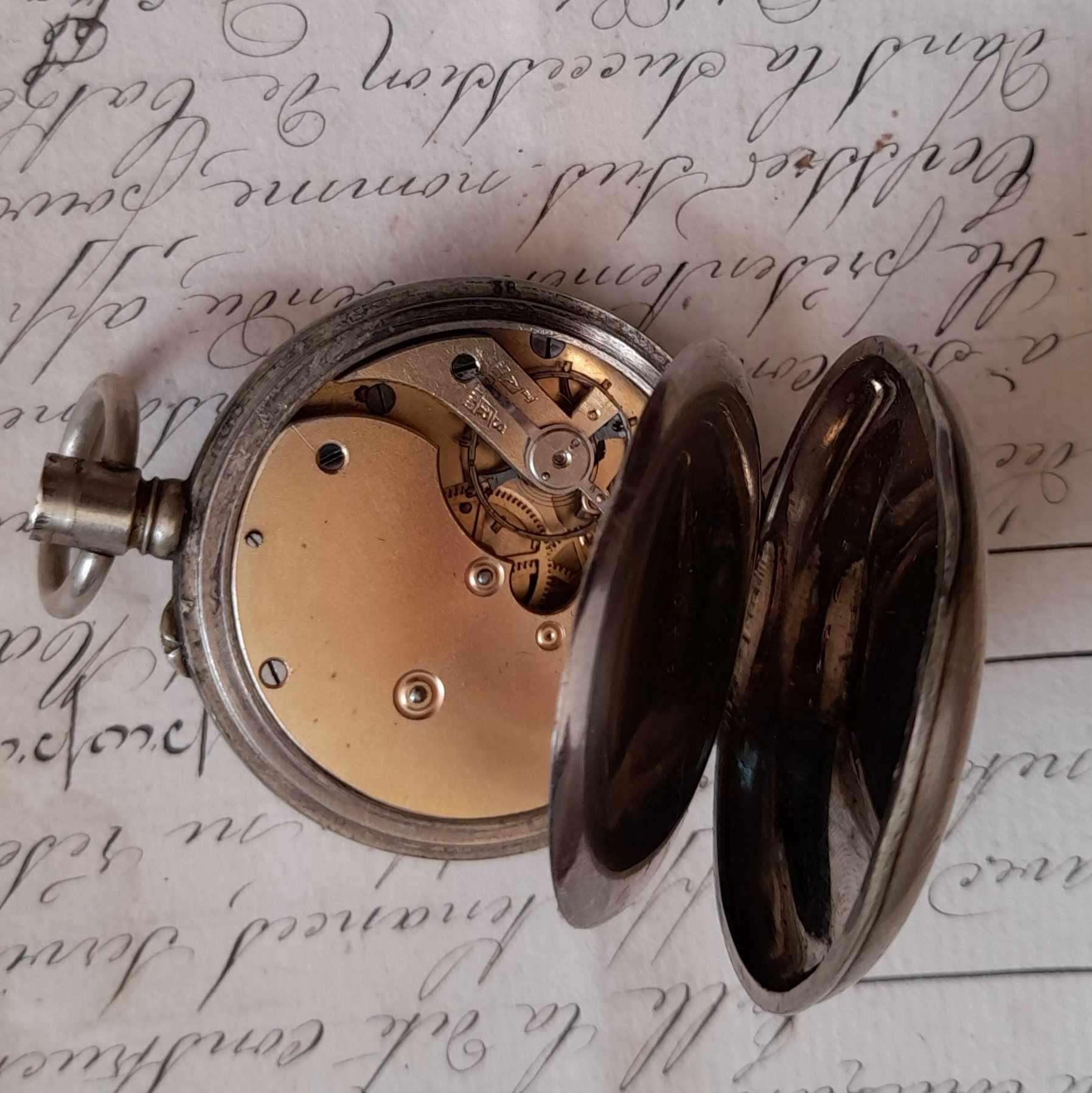 Antique Railway Regulator Swiss Made Pocket Watch - Etsy