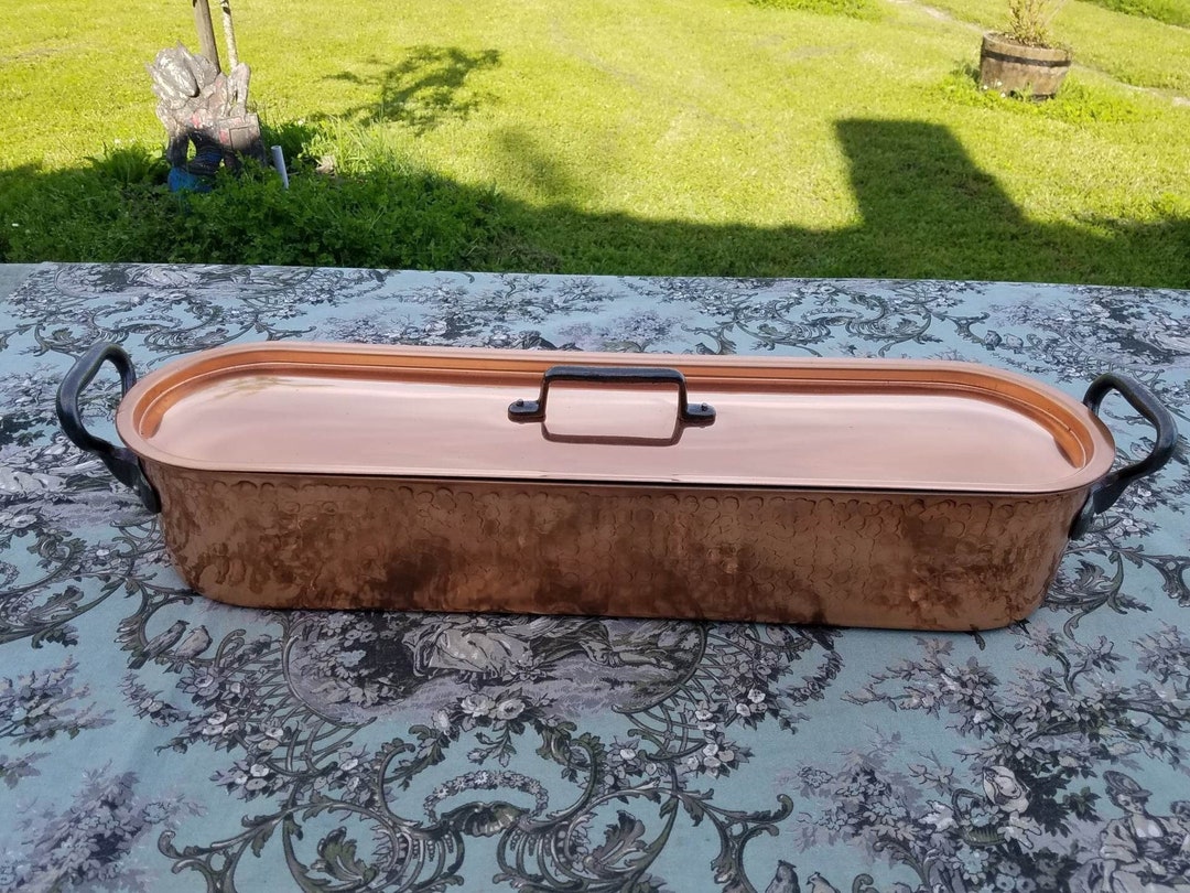 Extra Large 1990s Vintage French Planished Copper Fish Kettle,fish ...