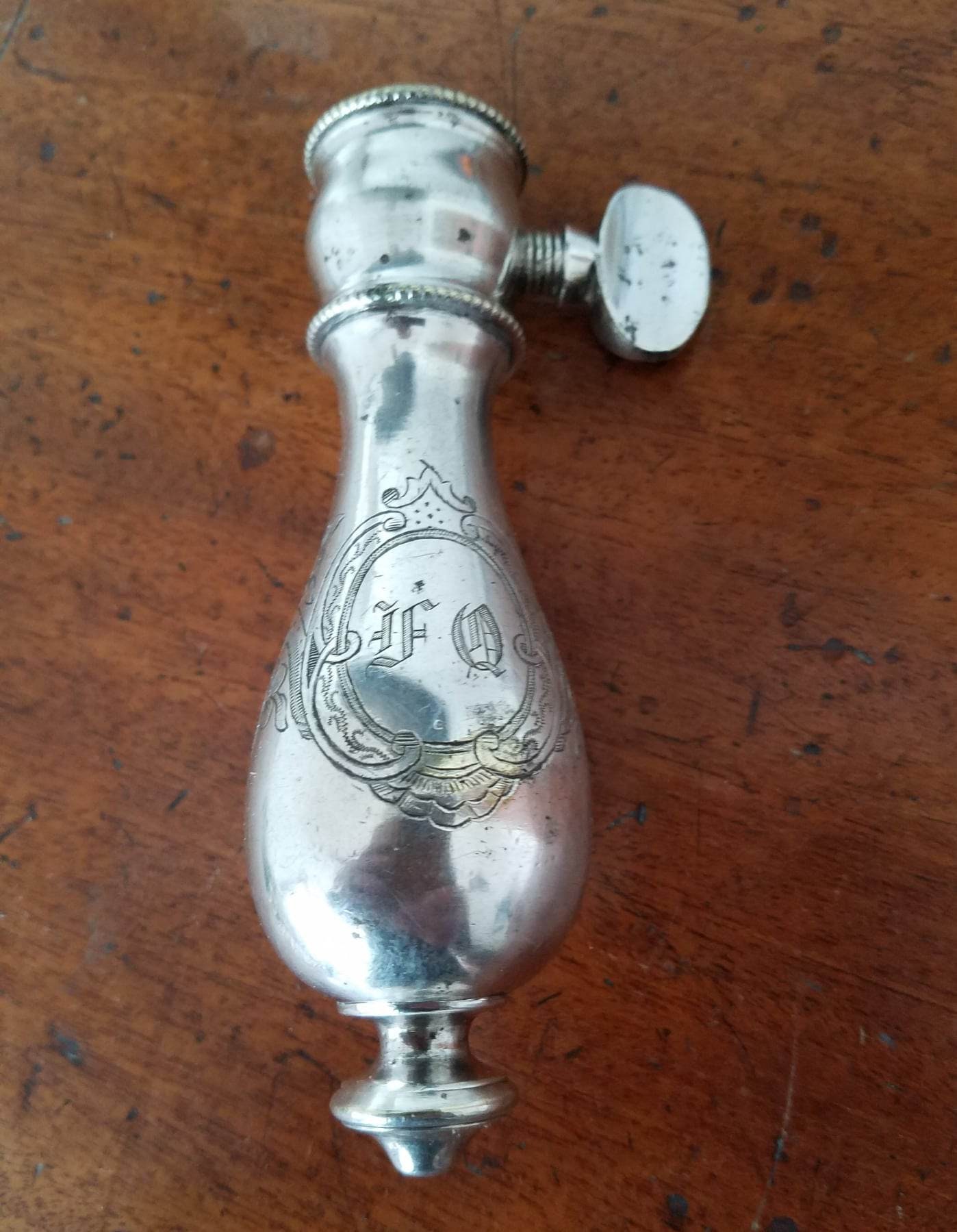 Antique French Silver Plate Monogrammed Meat Bone Holder - Etsy