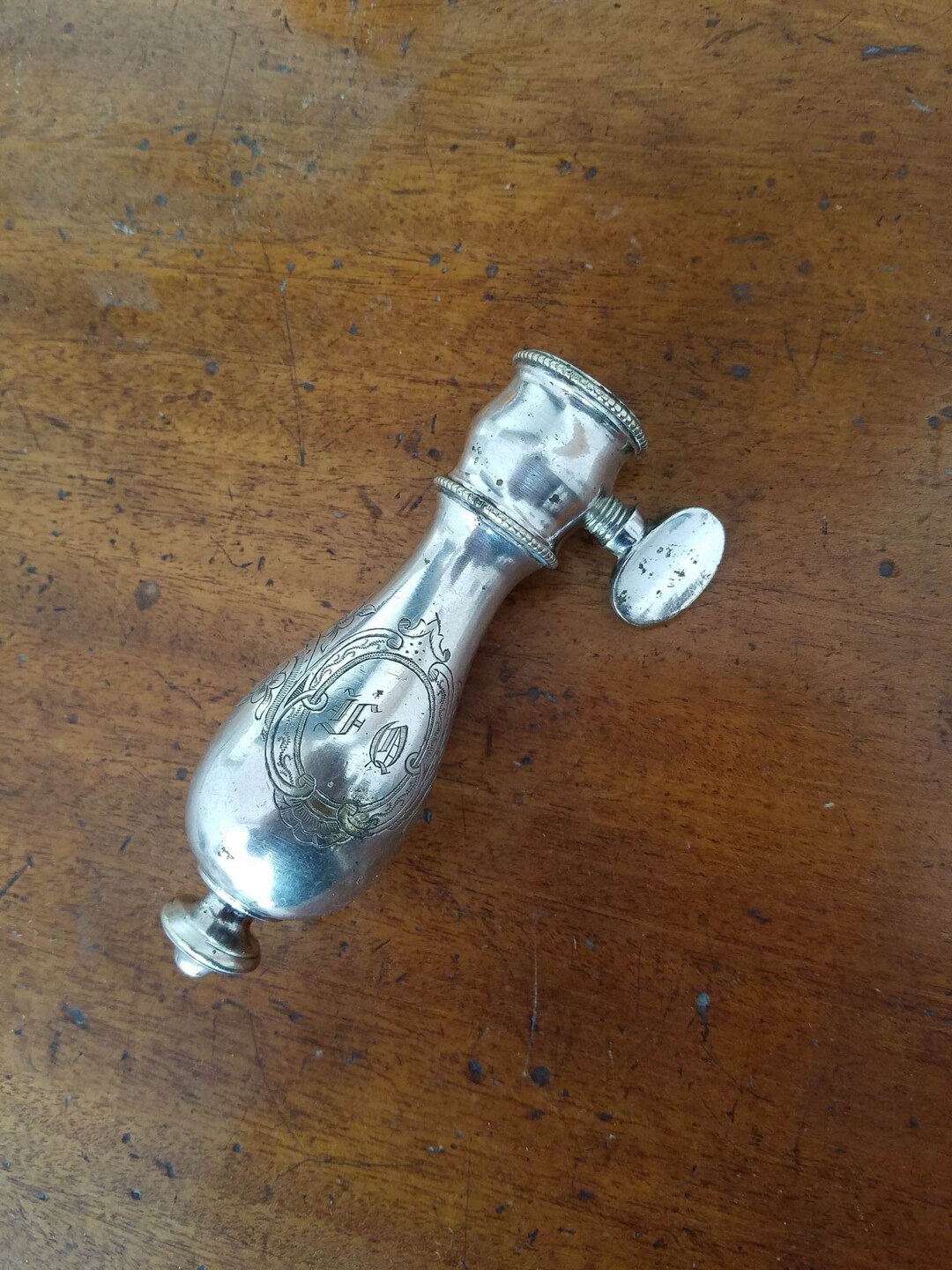 Antique French Silver Plate Monogrammed Meat Bone Holder - Etsy