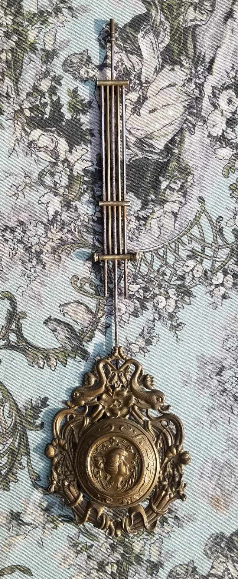 Antique Original Clock Pendulum-balance, Clock Weight, Mantel Clock ...