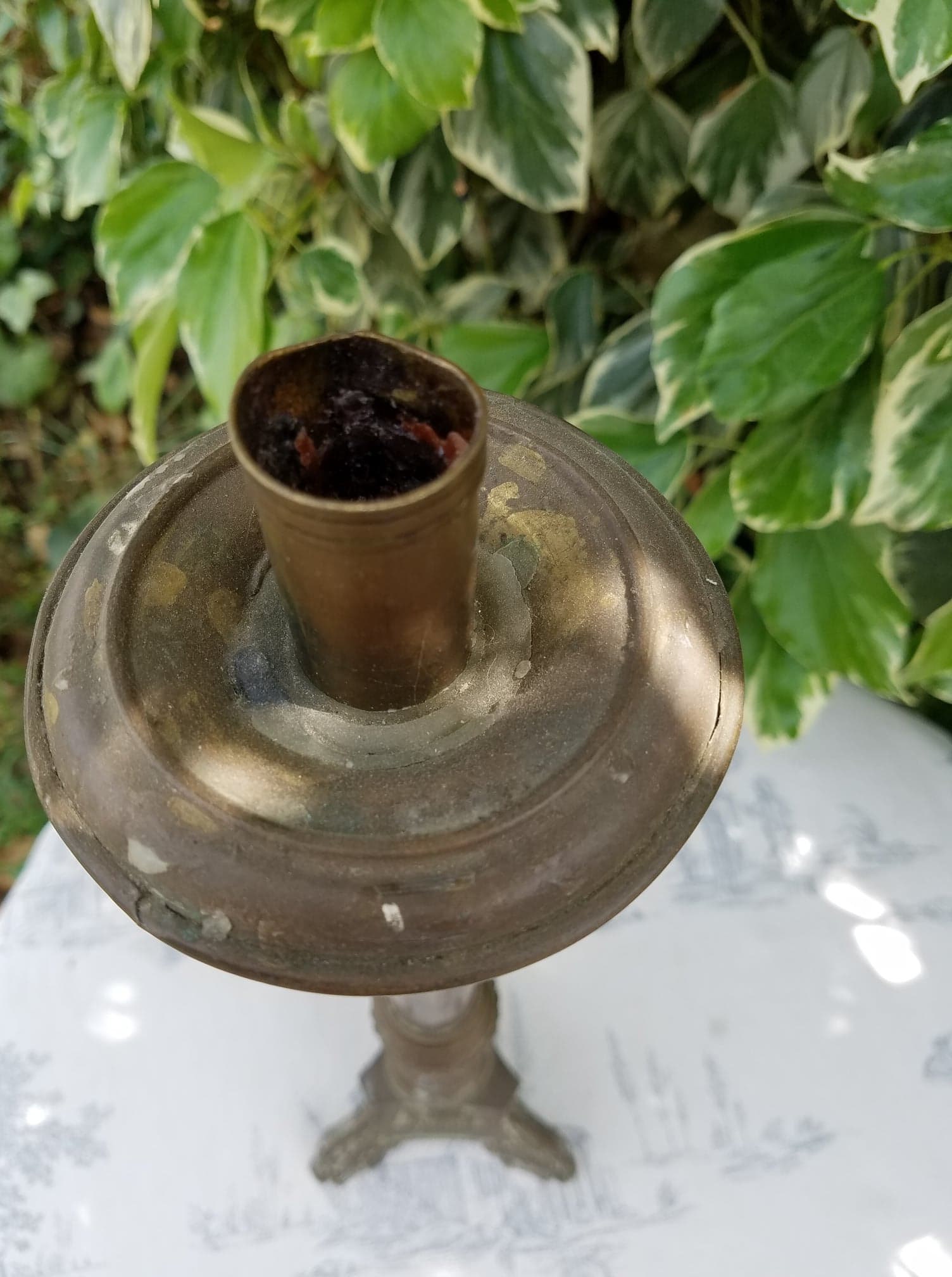 Beautiful French Antique Brass Alter Candlestick,religious Candle ...