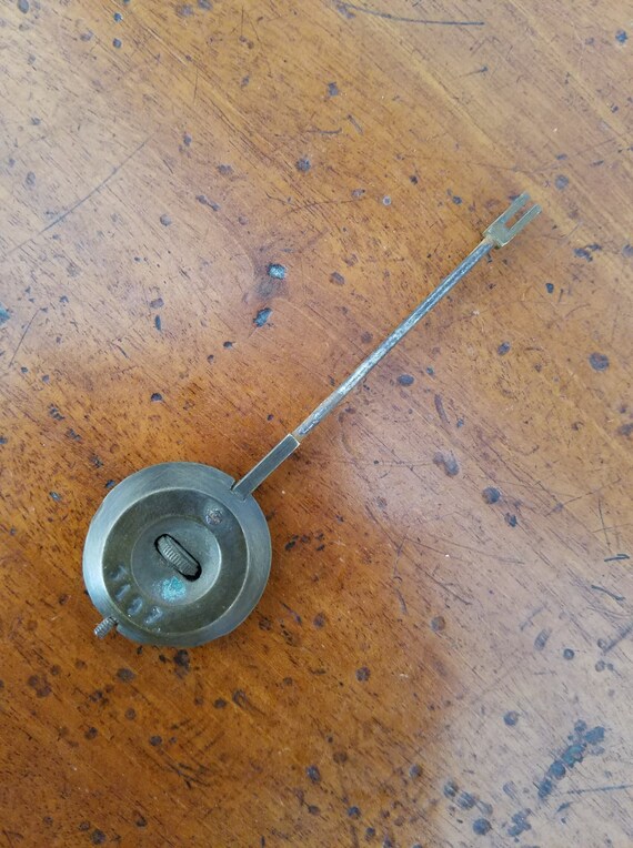 Antique Original Clock Pendulum-balance Clock Weight Mantel - Etsy UK