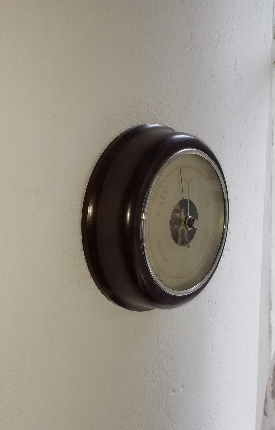 Vintage Bakelite Wall Barometer - Etsy