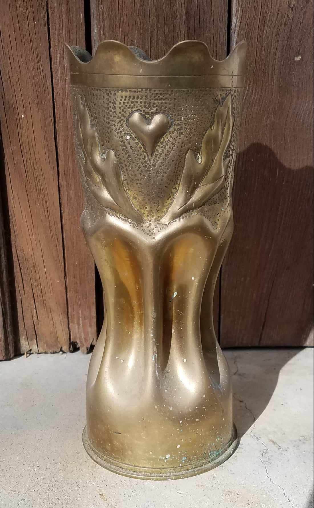 WW1 Pair of Trench Art Shell Casingww1 Trench Art Sweetheart - Etsy