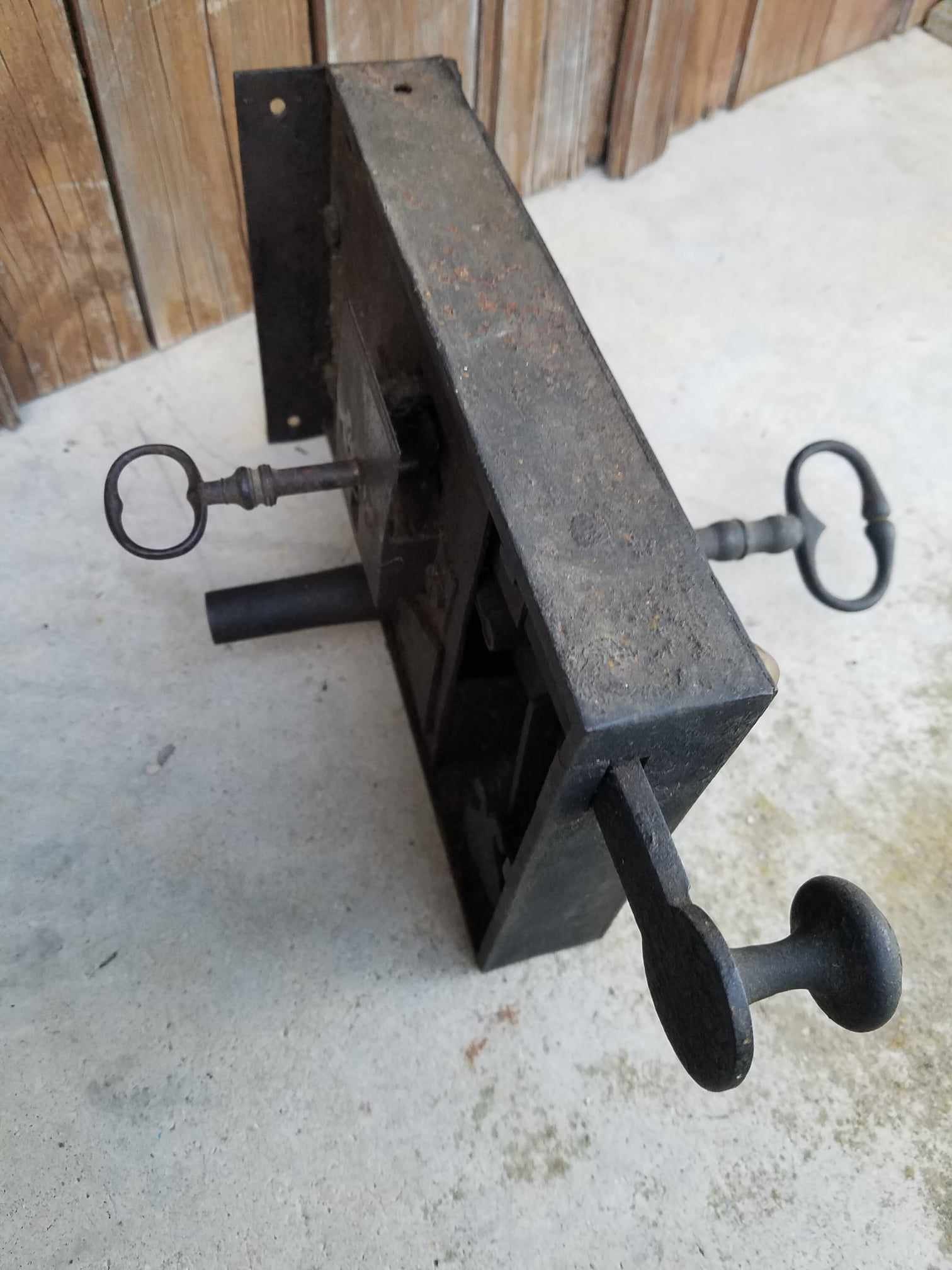 Rare Antique French Door Lock 18th Century With 2 Keys Working Order ...