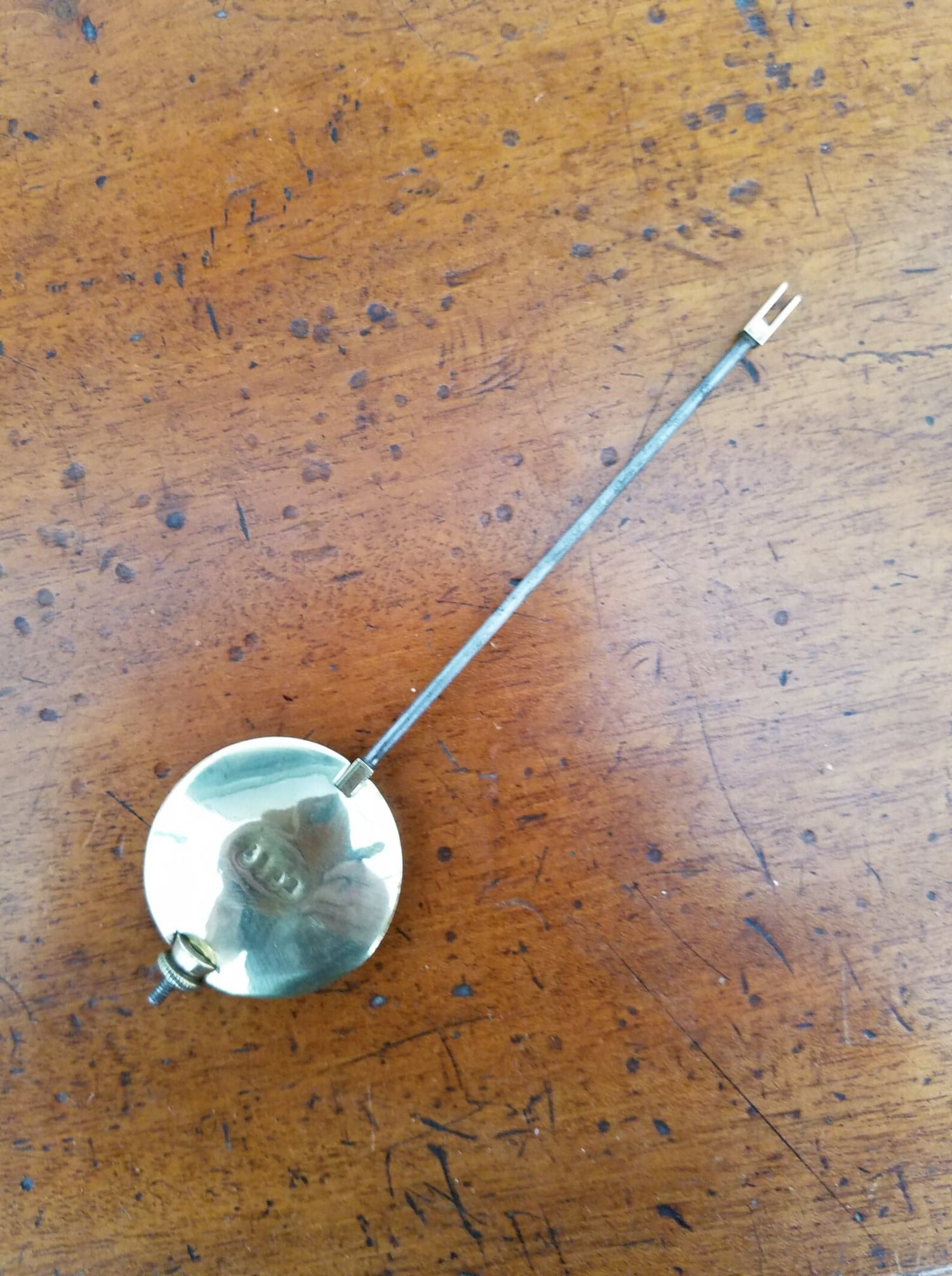 Antique Original Clock Pendulum-balance Clock Weight Mantel - Etsy