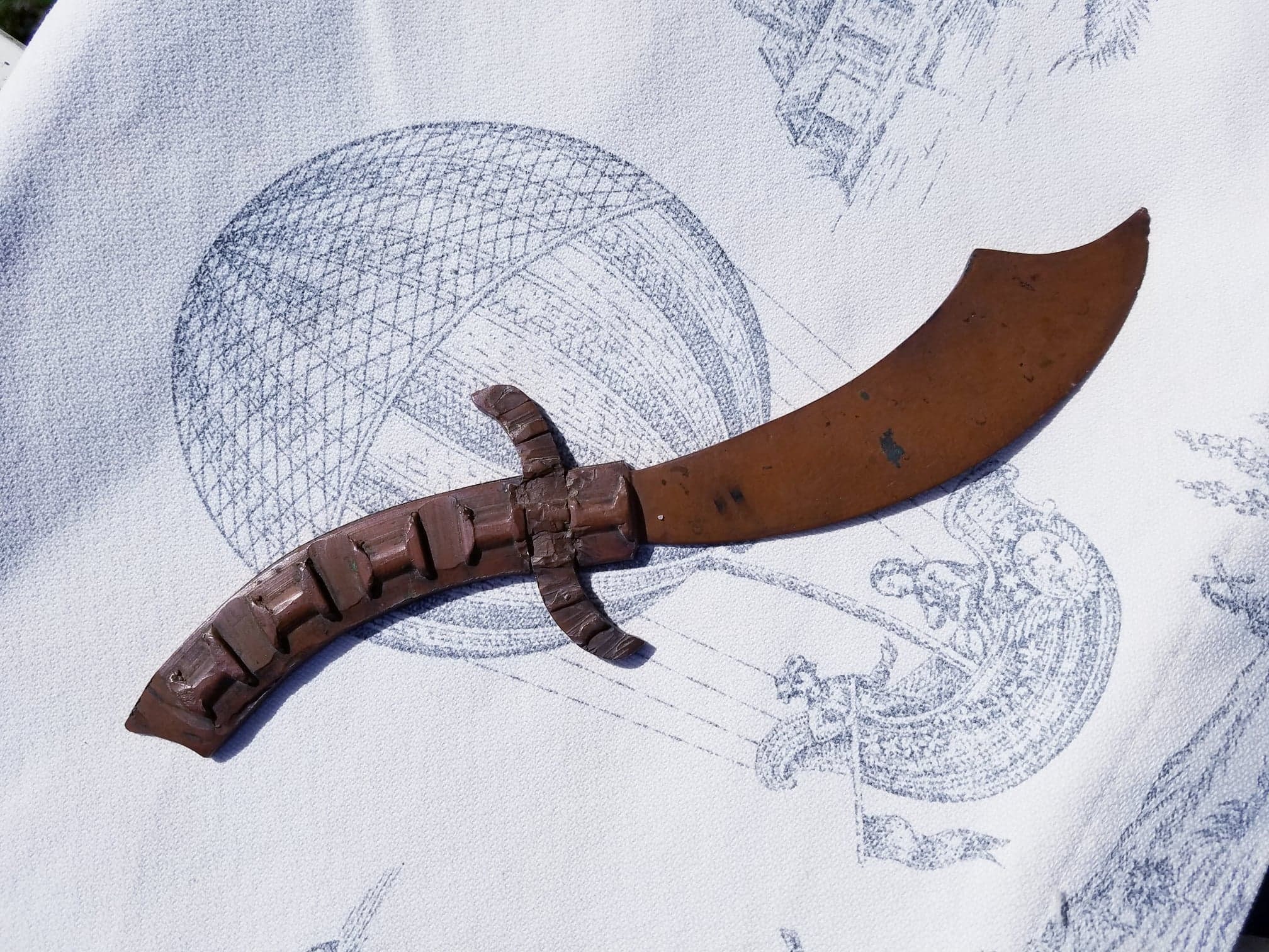 WW 1 Trench Art Copper Paper Knife, WW1 Driving Band Paper Knife ...