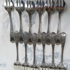 12 Boulenger Oyster Forks in Original Presentation Box,silver Plated ...