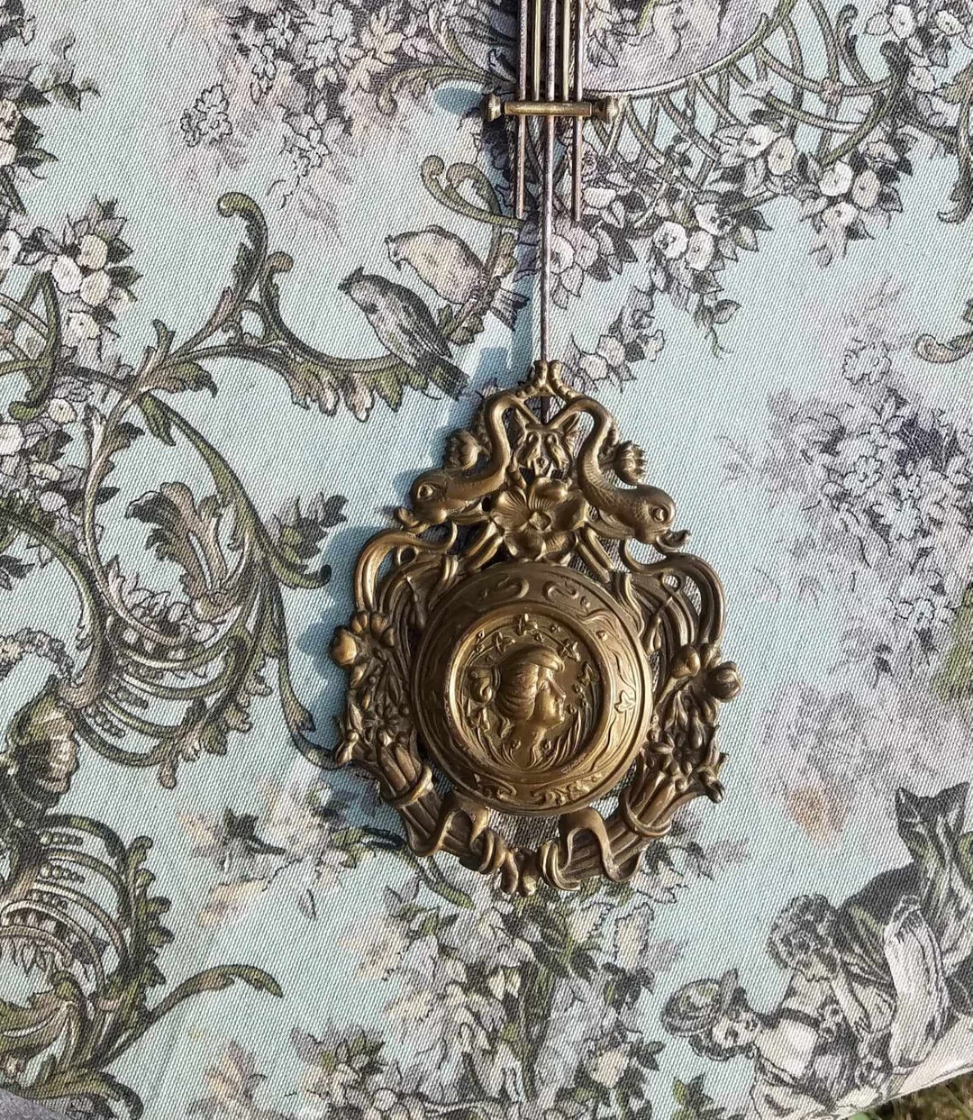 Antique Original Clock Pendulum-balance, Clock Weight, Mantel Clock ...