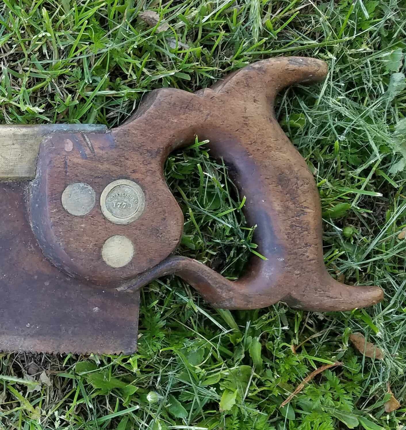 Antique Teson Saw Made by R. Groves Sheffield England, Antique Tenon ...