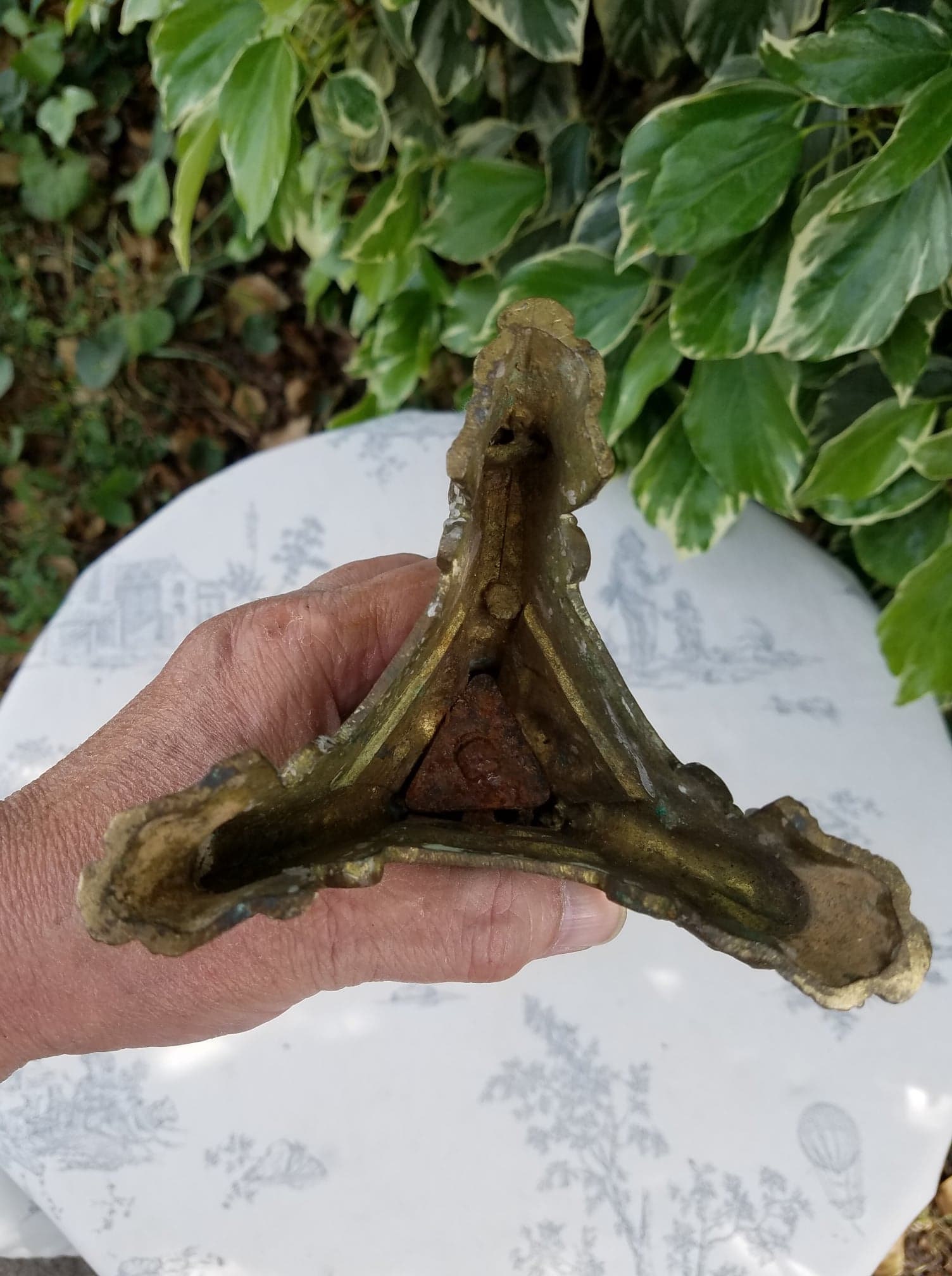 Beautiful French Antique Brass Alter Candlestick,religious Candle ...