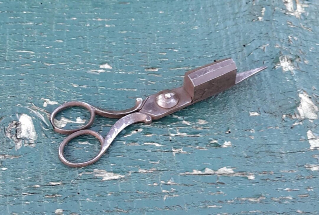 1800's Scissor Candle Wick Snuffer - Candle Wick Trimmer,unusual Spring ...