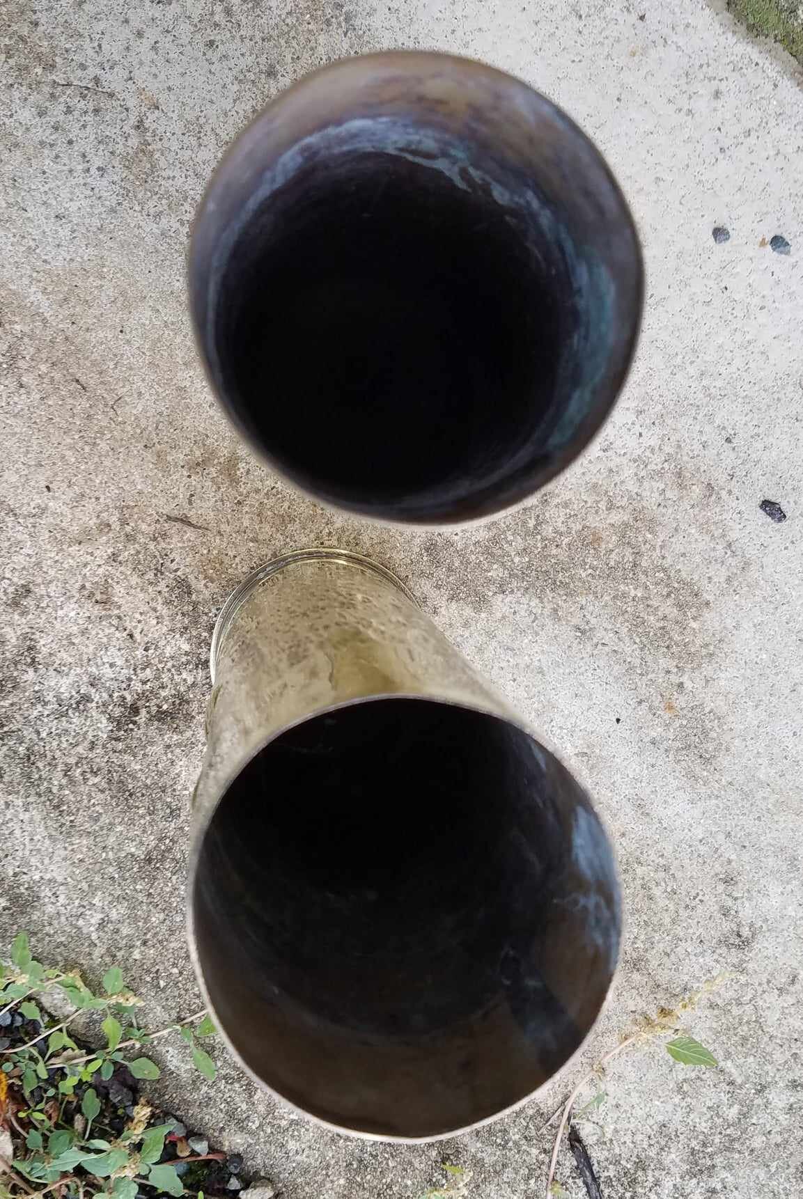 WW1 Pair of Trench Art Shell Casingww1 Trench Art Sweetheart - Etsy