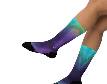 Galaxy Socks - Etsy