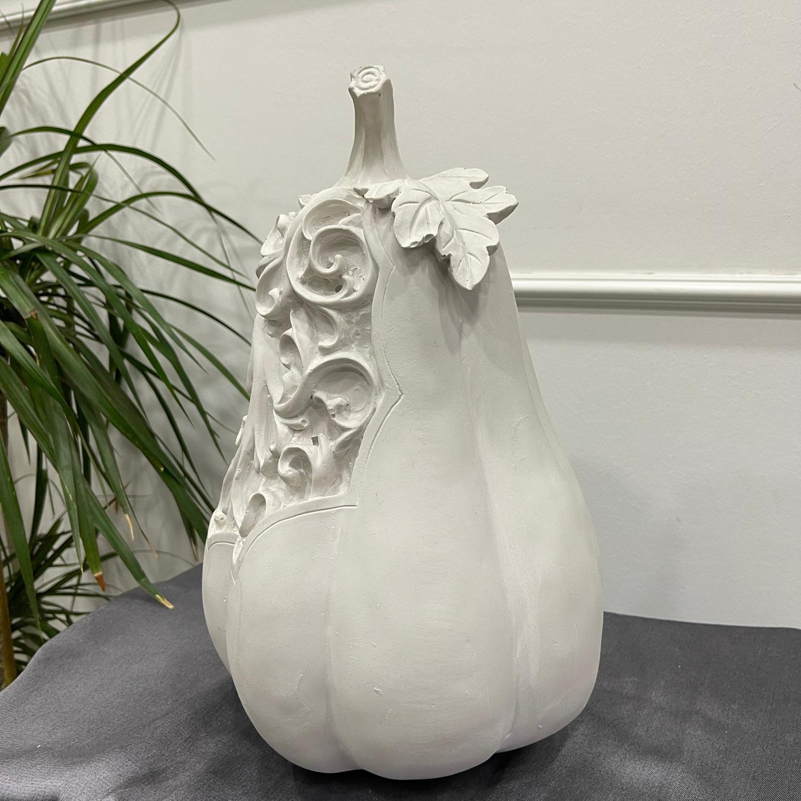 Big Fancy Pear Statue Garden Decor Pear Sculpture White - Etsy