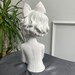 Cat Girl Art Statue Cat Girl Object Sculpture White Home - Etsy