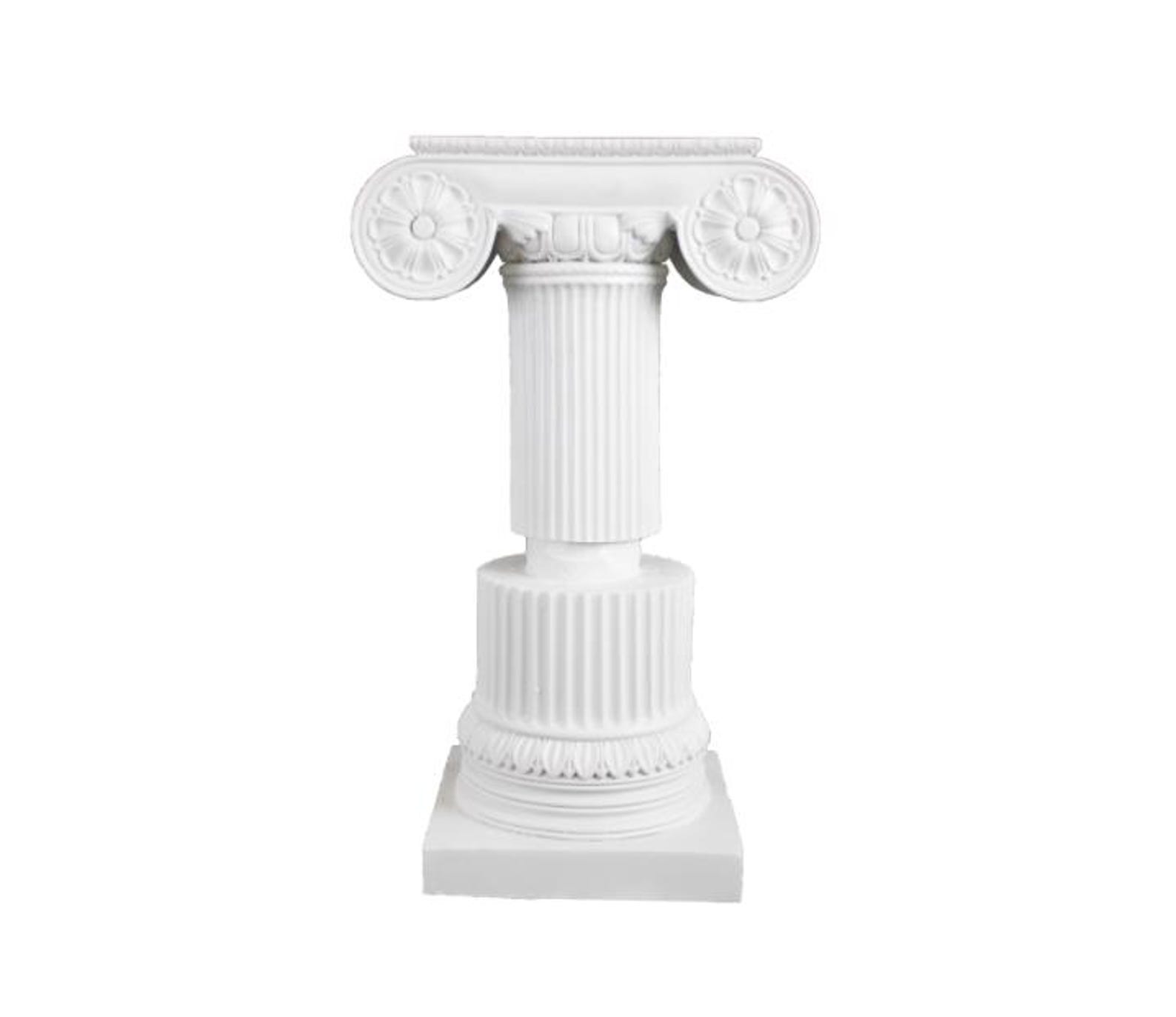 Pedestal Column - Handmade Decorative Miniature Pillar, Elegant Rustic ...