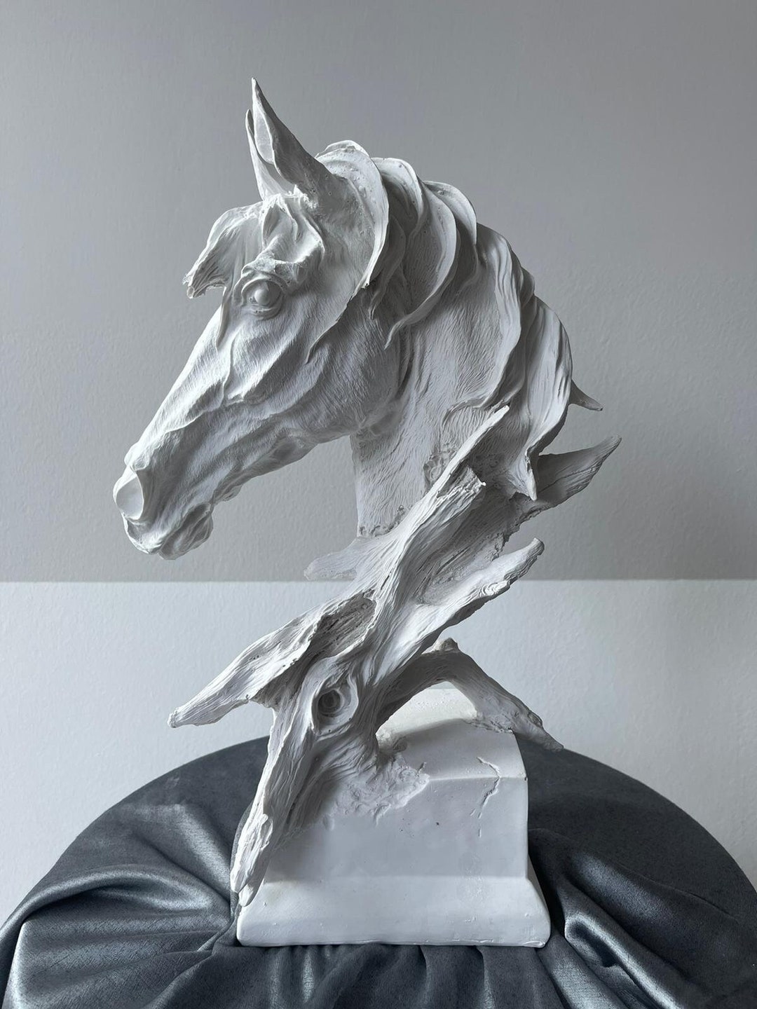 Elegant Abstract Horse Statue – Modern Sculpture for Home & Office ...