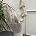 Mask on Cheek Statue Mask Art Sculpture White Home Decor - Etsy