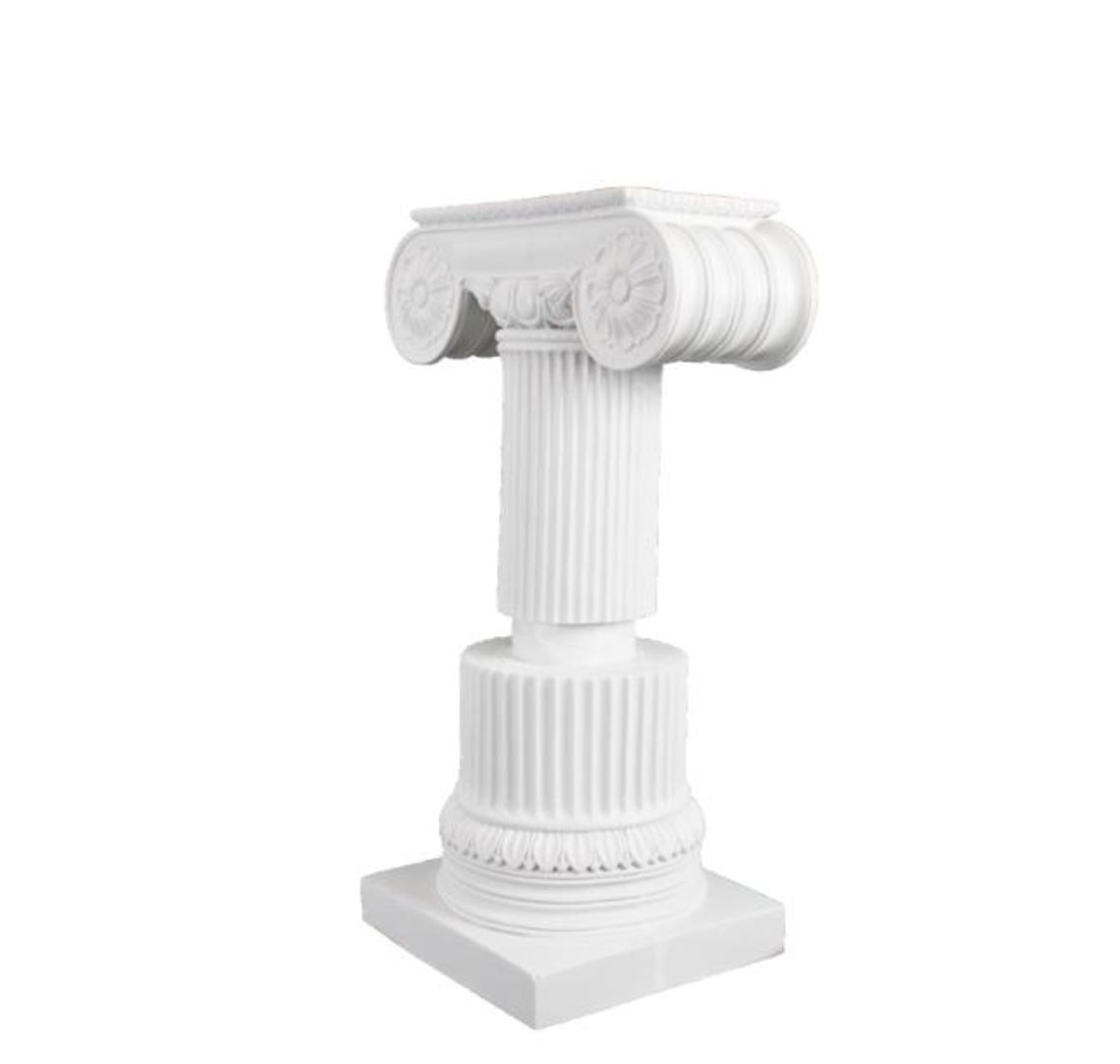 Pedestal Column - Handmade Decorative Miniature Pillar, Elegant Rustic ...