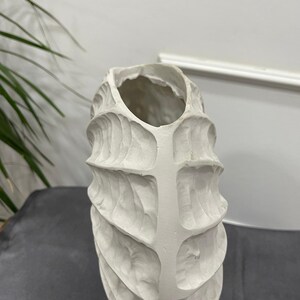 Handcrafted Coral Vase With Handles - Unique Coastal Decor Piece ...