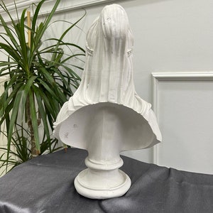 Veiled Lady Bust Sculpture - Elegant Statue for Home & Office Decor ...