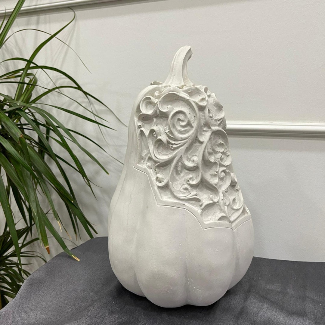 Big Fancy Pear Statue Garden Decor Pear Sculpture White - Etsy