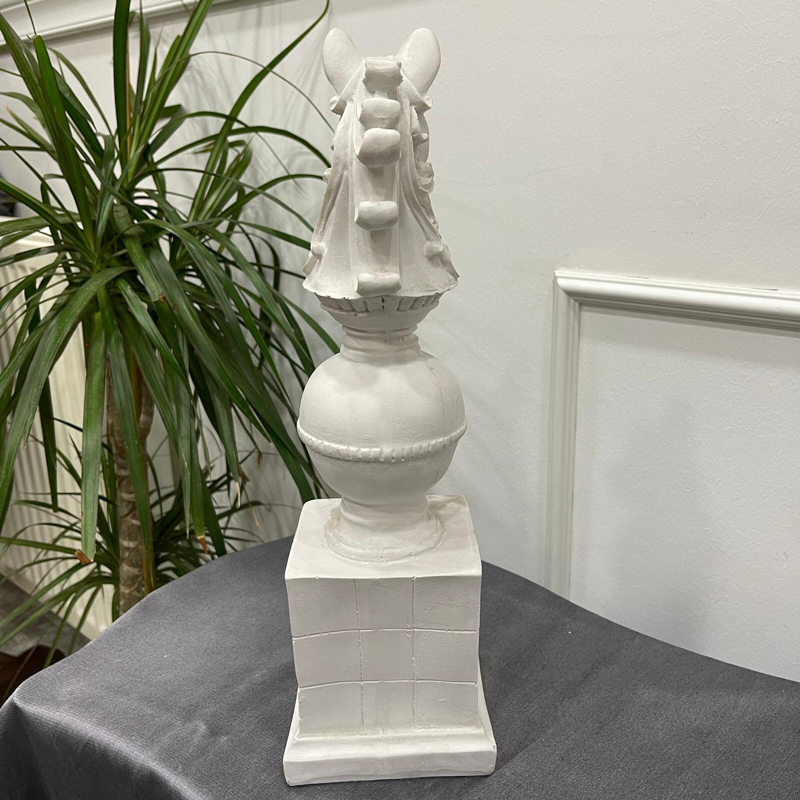 Chess Horse Statue Chess Object Sculpture White Home Decor - Etsy