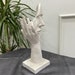 Mask on Cheek Statue Mask Art Sculpture White Home Decor - Etsy