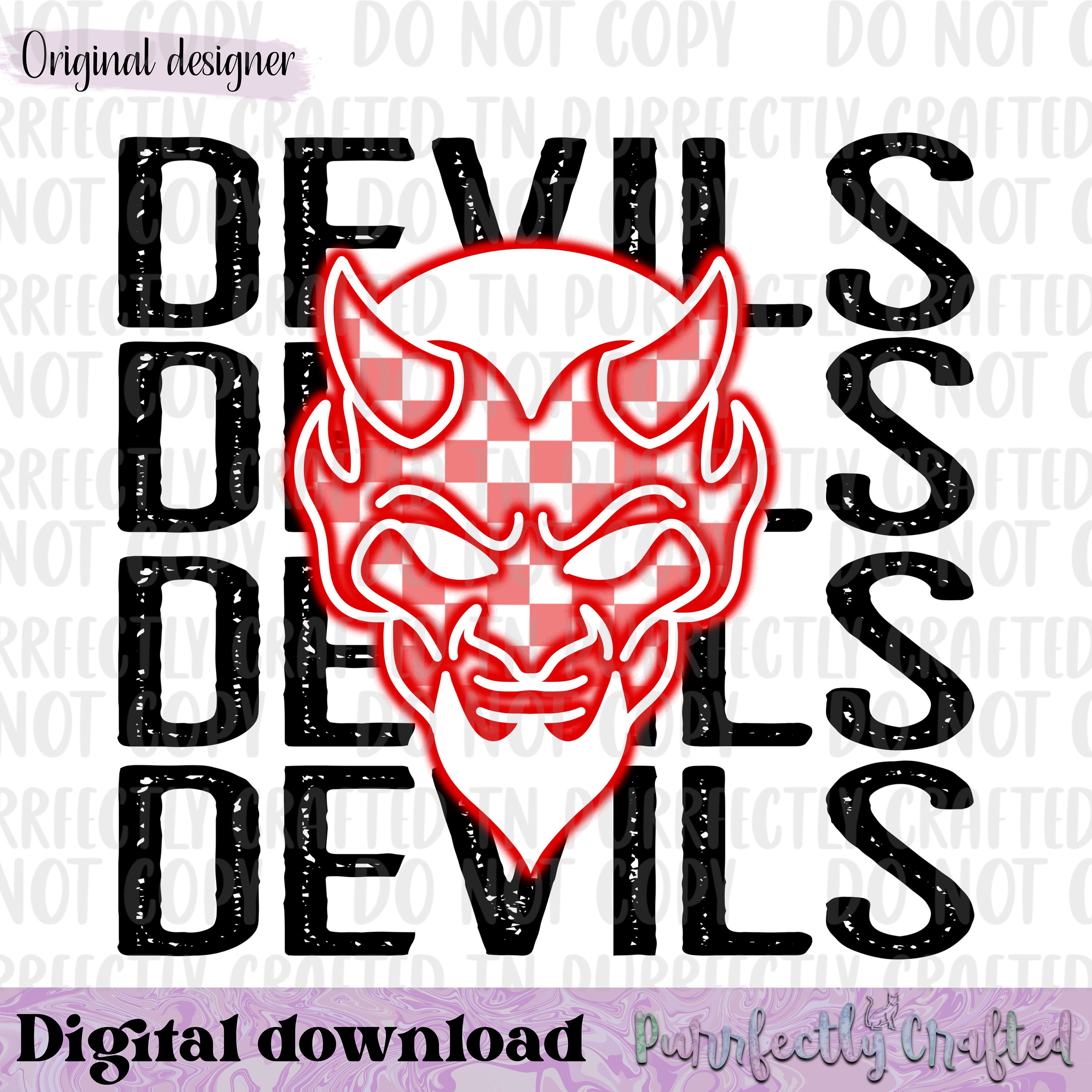 Neon Devils Digital Download - Etsy
