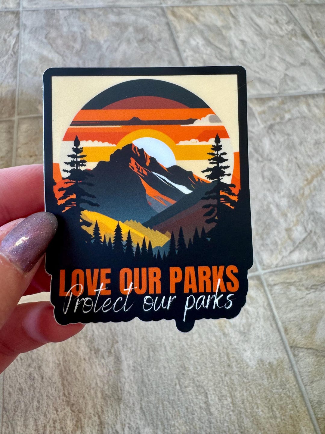 National Parks Sticker| Protect Our Parks| Mountains |nature Lover|love ...