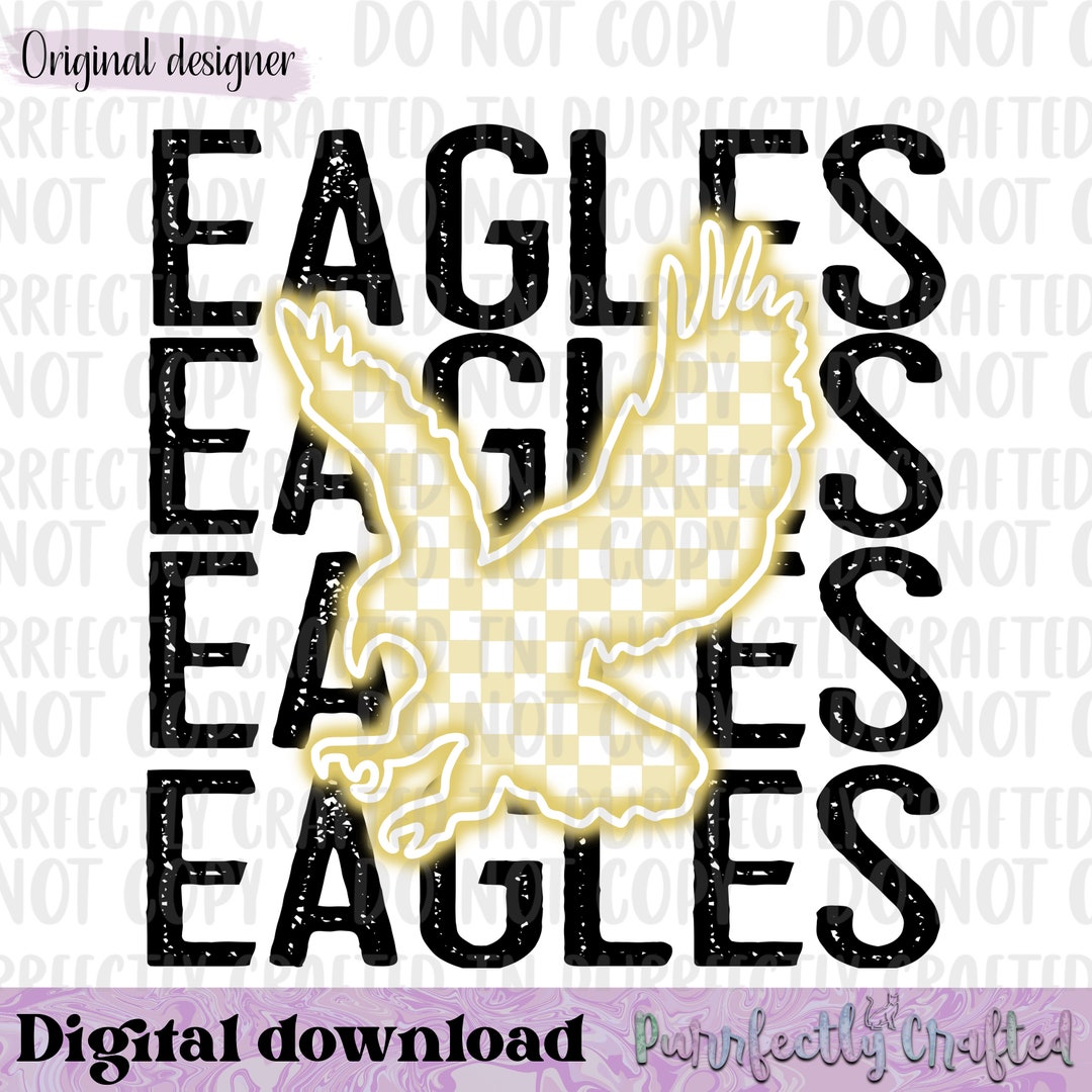 Neon Eagles (yellow) Digital Download - Etsy
