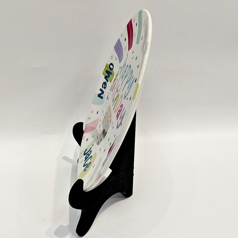 Personalized Birthday Plate for Kids – Custom Ceramic Keepsake Plate ...