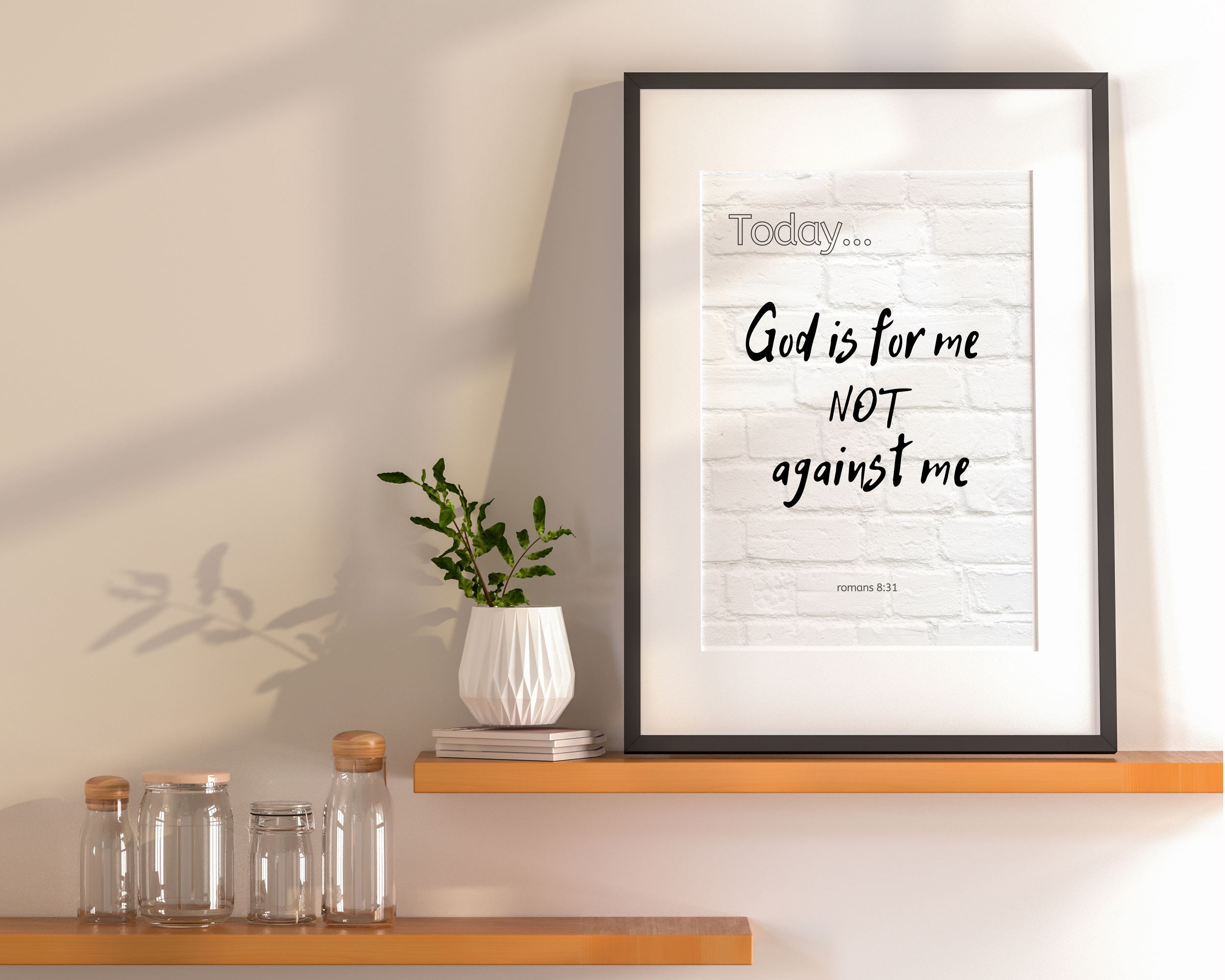 Romans 8 Scripture Wall Art Bible Verse Wall Art Contemporary Christian ...
