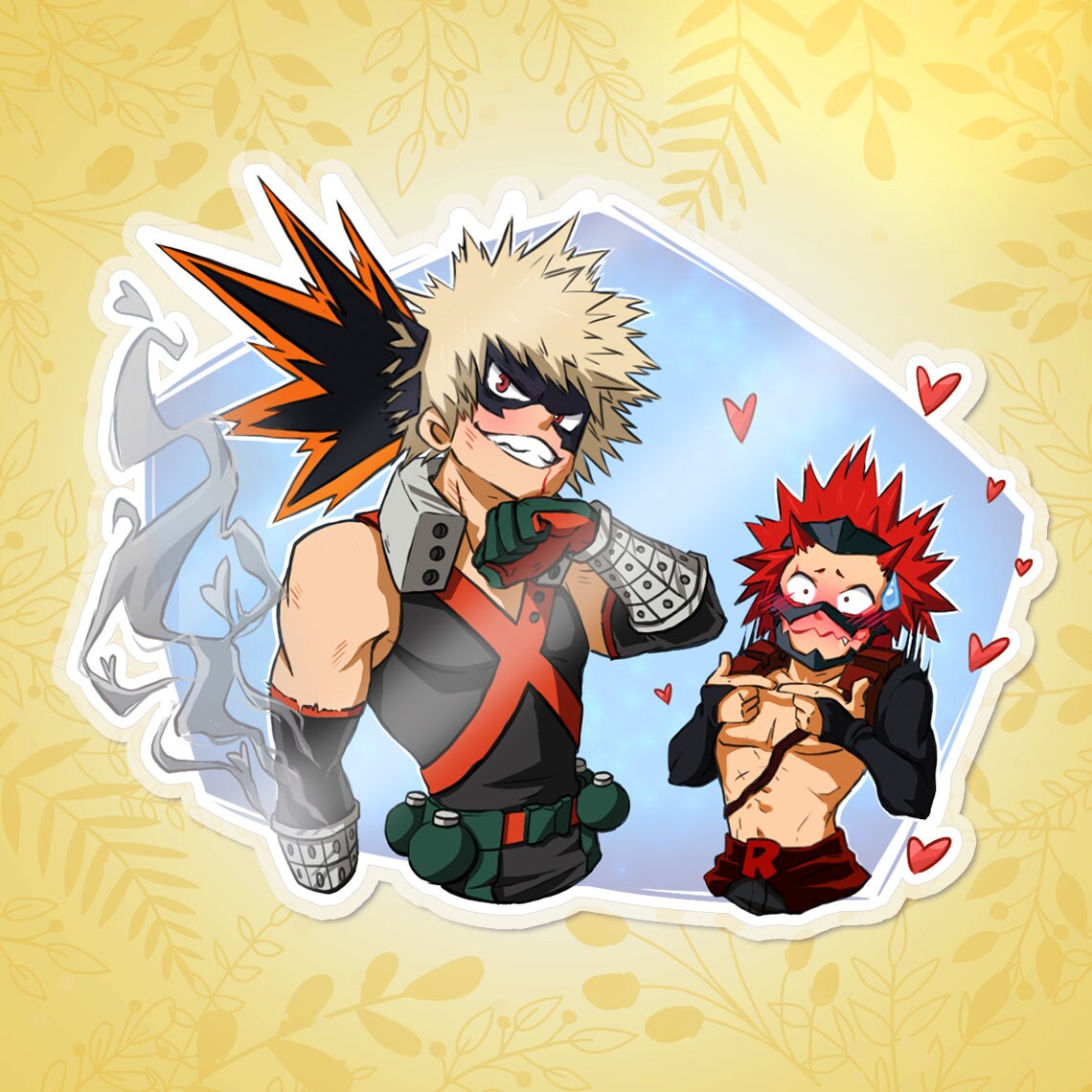 Erasermic Xxl Mha My Hero Academia Vinyl Sticker Present Mic Hizashi