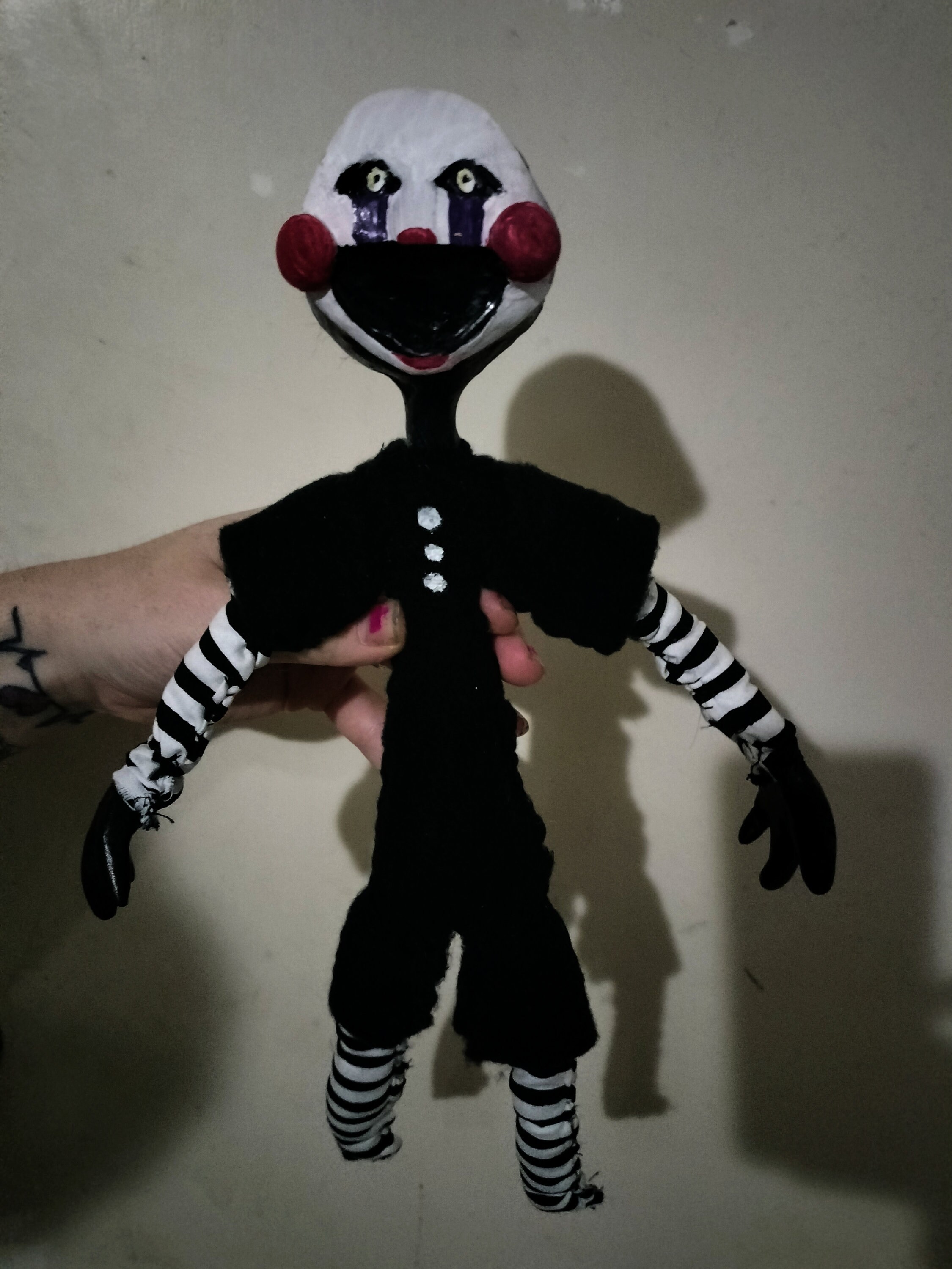 Puppet Fnaf Inspired Ooak Clay Art Doll Marionette - Etsy