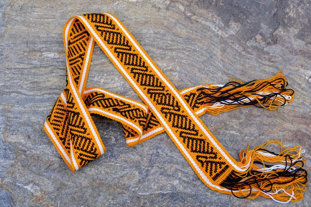 Tšombiach or chumbe, Traditional Handmade Embroiderd Belt, Womb Sash ...