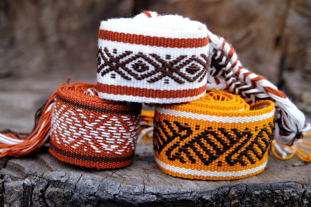 Tšombiach or chumbe, Traditional Handmade Embroiderd Belt, Womb Sash ...