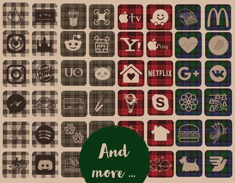 Highlander Ios Icon Pack 692 App Icons 173 Original Icons | Etsy