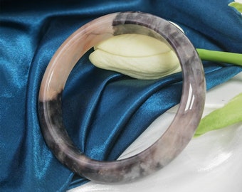 Pink Jade Bangle - Etsy