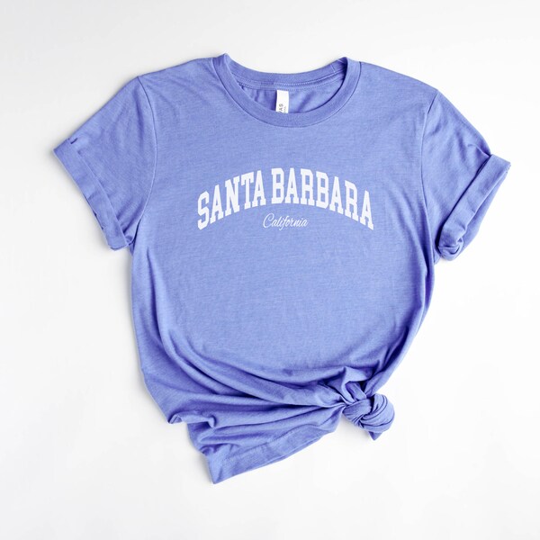 Santa Barbara T Shirt - Etsy