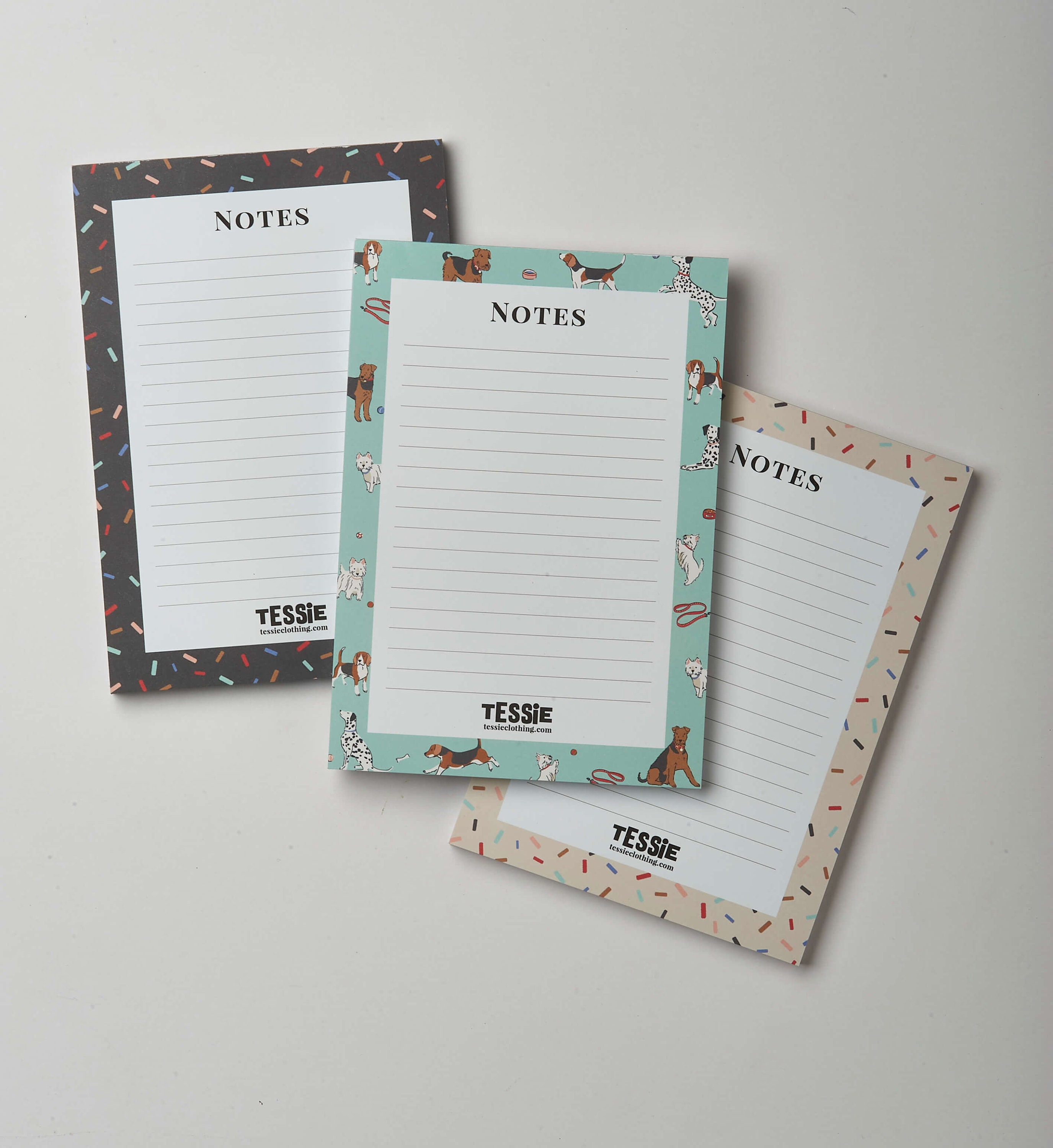 Poppy Dog Print A5 Lined Notepad, Dog Notepad, Writing Pad, Lined ...