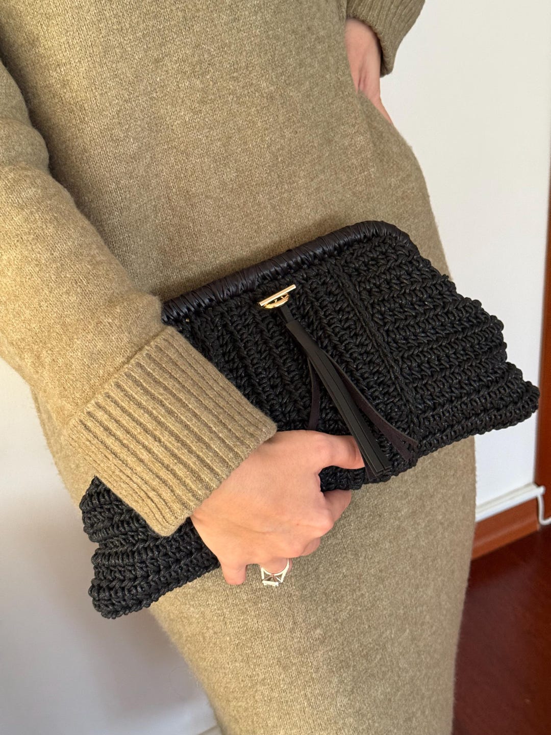 Handmade Crochet Clutch Bag: Luxury Evening Purse - Etsy