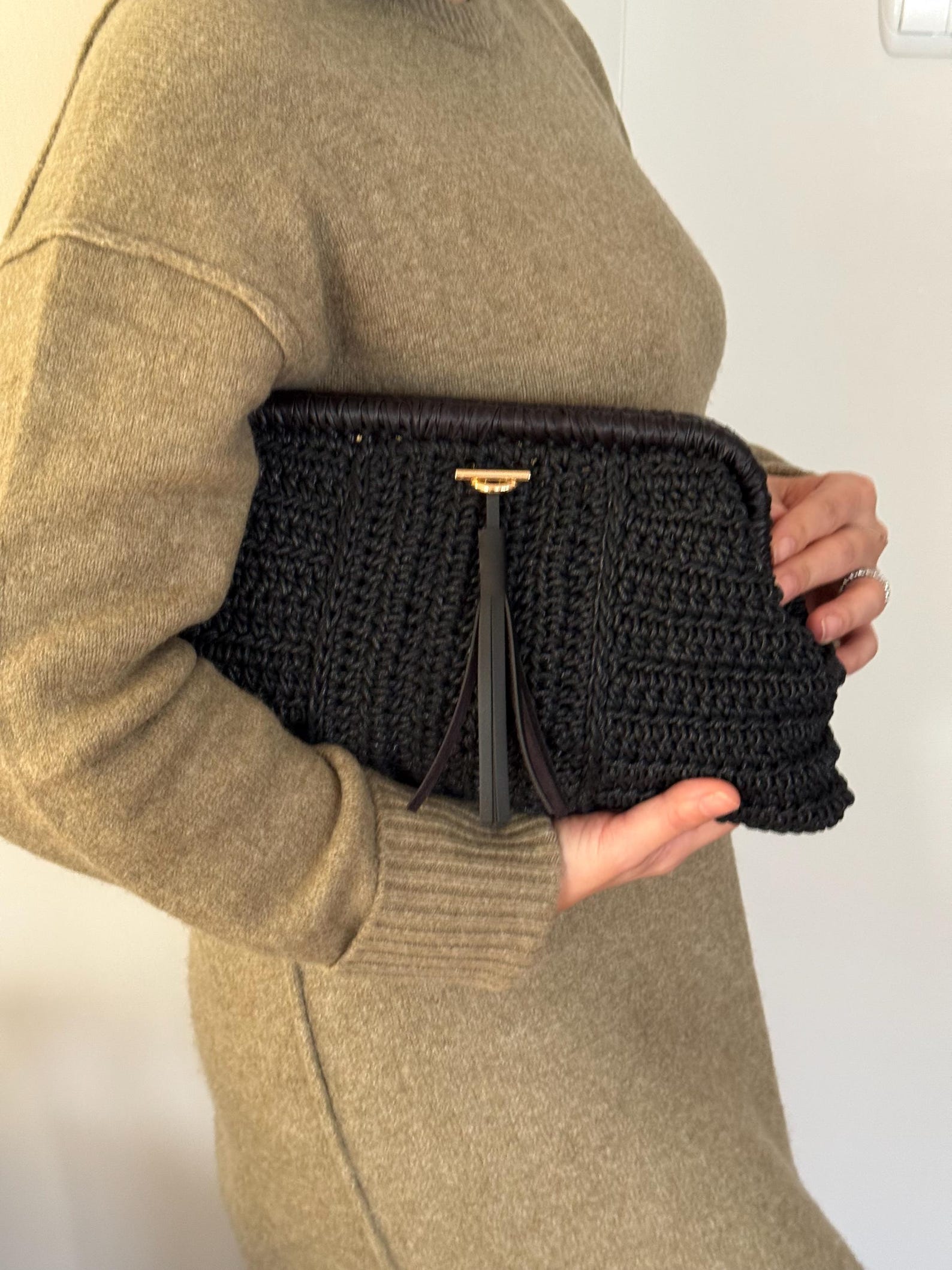 Handmade Crochet Clutch Bag: Luxury Evening Purse - Etsy