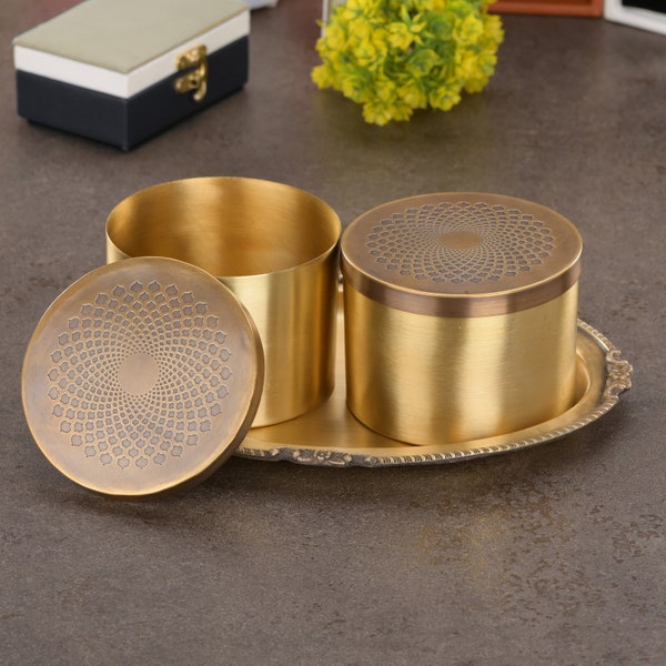 Brass Container - Etsy