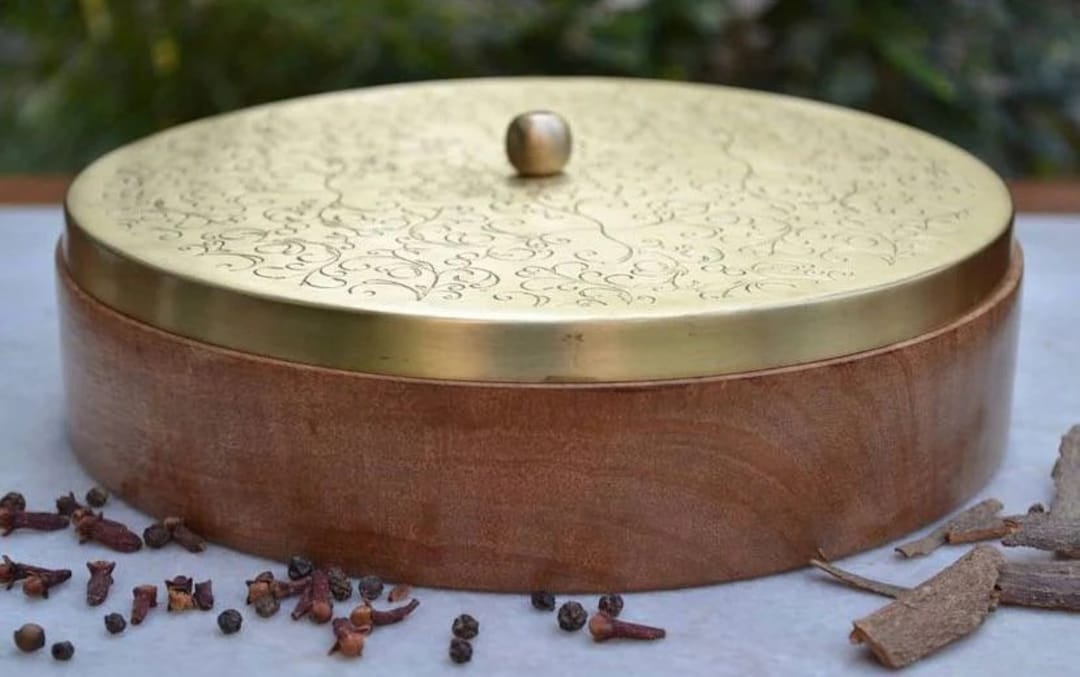 Brass Roti Box - Etsy